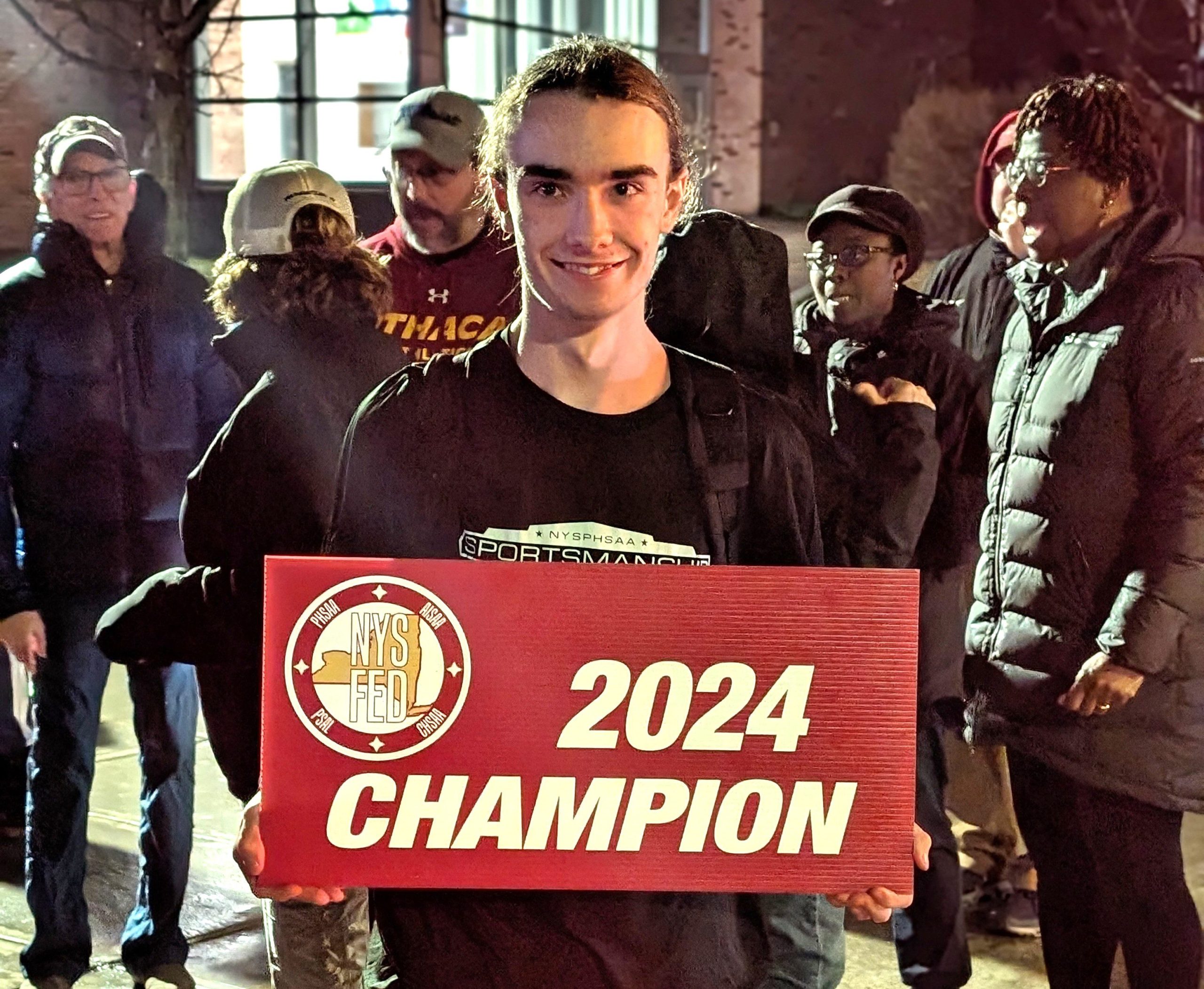 Ithaca Little Red's Riley Hubisz wins state and federation titles ...