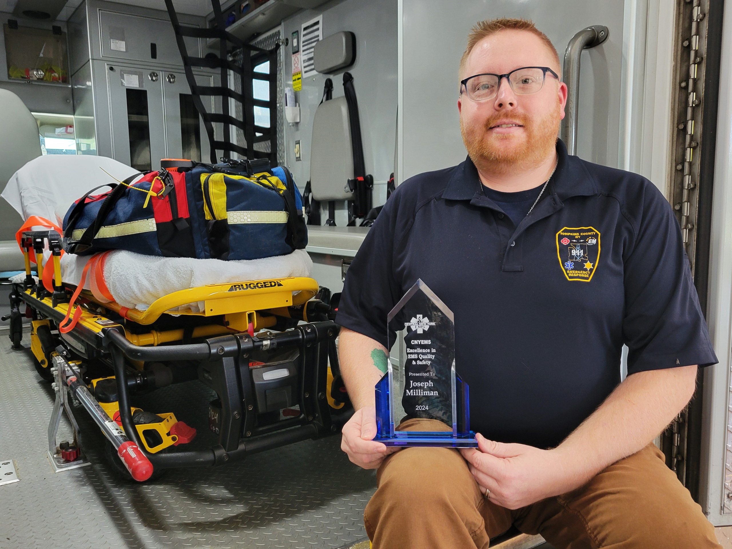 Groton's Joe Milliman garners an Excellence in EMS Quality and Safety ...