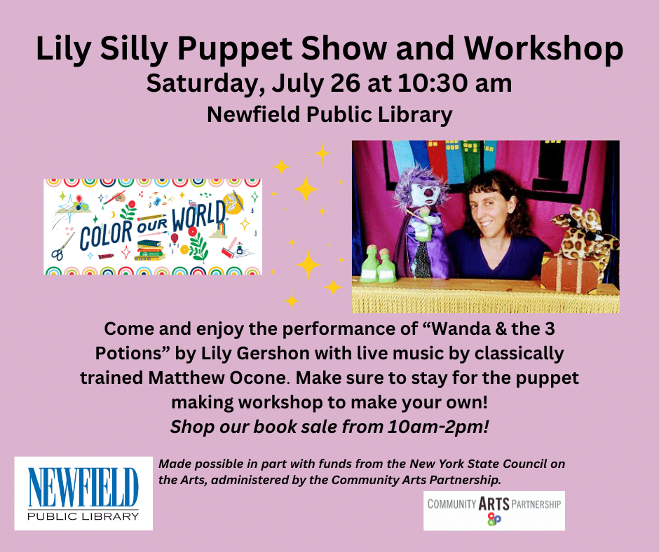 Lily Silly Puppet Show and Workshop – Tompkins Weekly